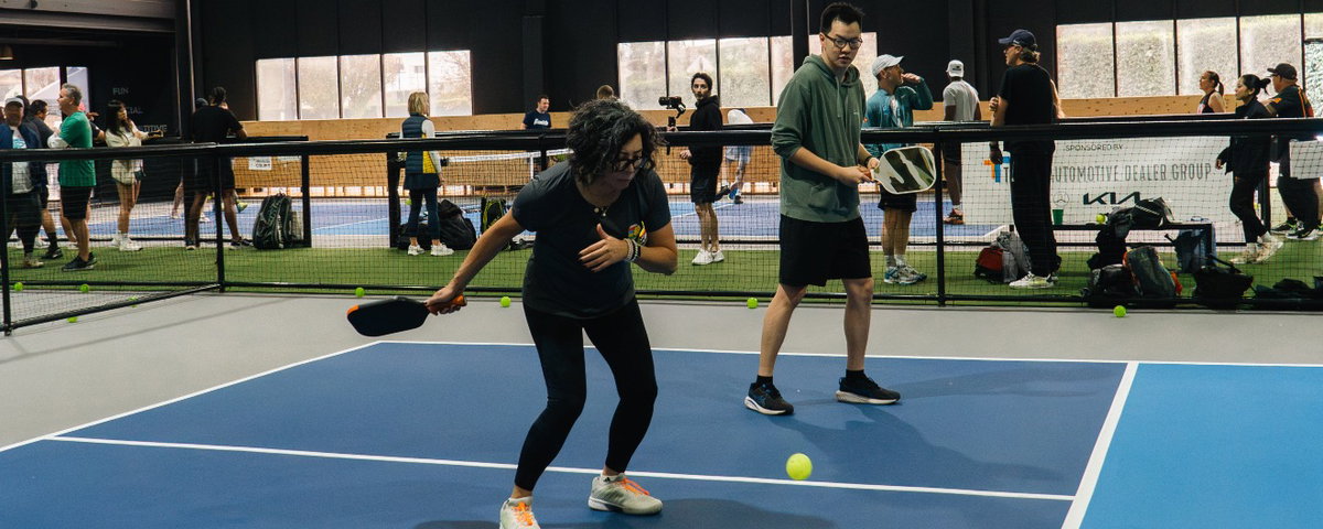 Entertainment Pickleball League's Ziad Batal stages "Paddle with a ...